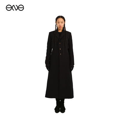 【ENG】Hyein Seo 中长款羊毛大衣外套女