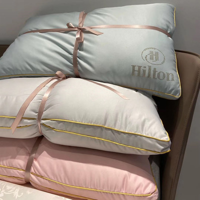Down Alternative Bed Pillows Sleeping Hotel Pillow蚕丝棉枕头
