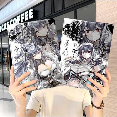 明日方舟德克萨斯ipad10保护套pro2024款11寸5苹果air7平板mini6壳4迷你3三折2020带笔槽8第9代2021古风2018w