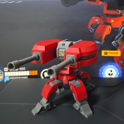 守望先锋托比昂炮台模型