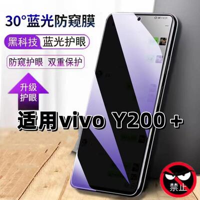 Y200+蓝光防窥护眼防摔爆钢化膜
