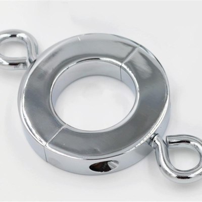 Magnetic Ball Stretcher Strap On Cock Ring Testis Cuffs Scro