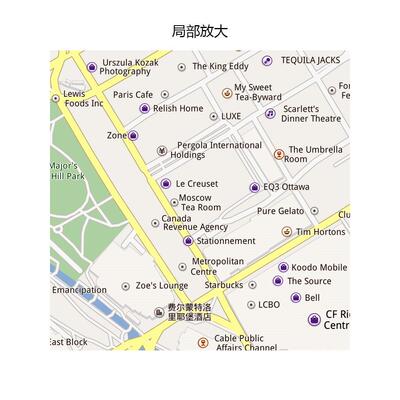 加拿大渥太华Ottawa市区地图 移民外贸旅游公司旅行社街道贴图