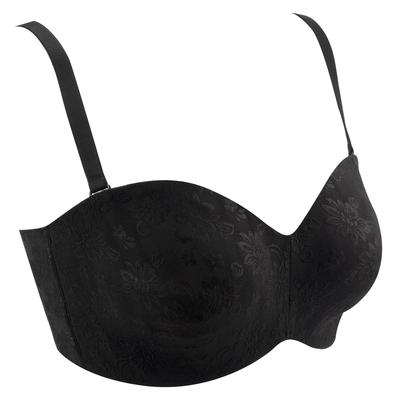 Detachable straps ultra-thin jacquard bra underwire large