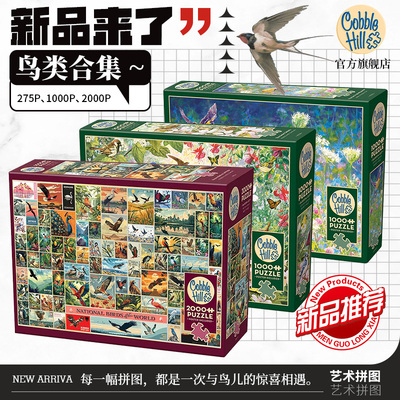 【新品】Cobble Hill拼图成人一千片2000小鸟类高颜值高难度