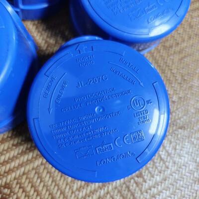 LONGJOIN品牌蓝色圆形灯具开关 型号JL-207C 适