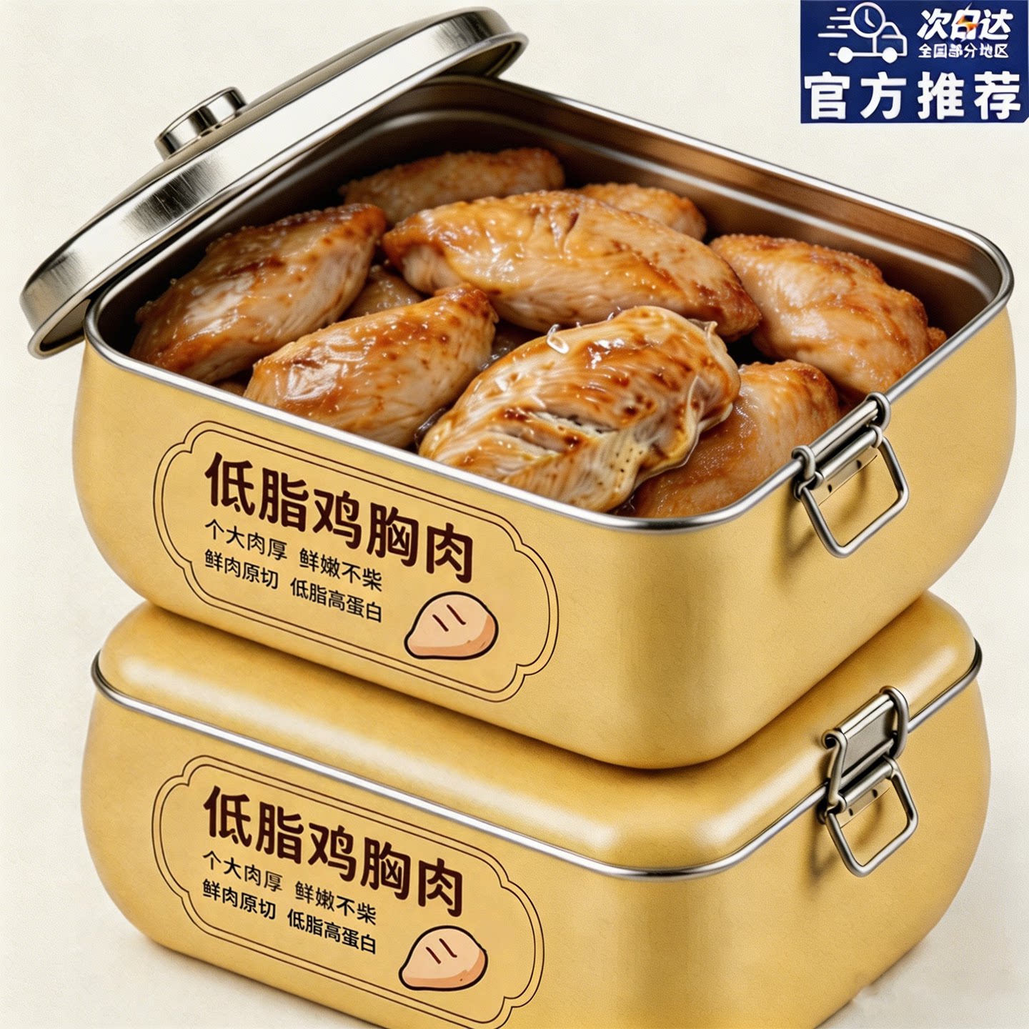 商超同款!低脂鸡胸肉健身代餐开袋即食减脂期肥饱腹低卡休闲轻食