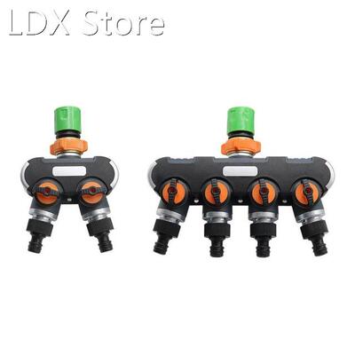 1 Set 2-ways/4-ways Whater Splitters Valve 3/4 Thread Water