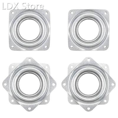 4 Pcs Turntable Bearings 3 Inch Square Rotating Bearing Plat