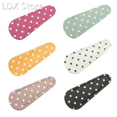 Embroidery Scissors Sheath Cover PU Leather Barber Hairdress