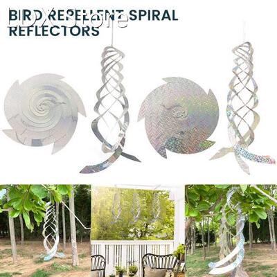 Bird Repeller Spiral Reflectors Rotating Rod Reflective Rod