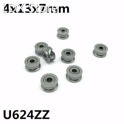 50pcs U624ZZ 4x13x7mm U groove deep groove ball bearing High