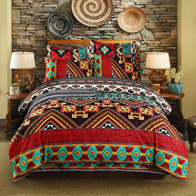 Bohemian 3d comforter bedding set queen size duvet cover bed