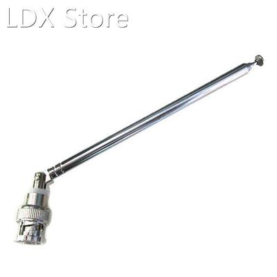 1PCS Stainless Steel FM Radio Antenna BNC Connector Telescop