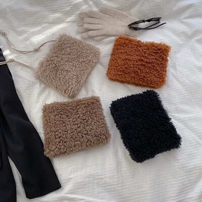 Faux Hair Youth Mini Women‘s Bag High Quality Teddy Fur Lad