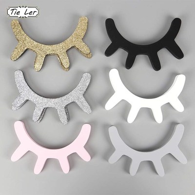 Decor Background Eyelash Wall-Sticker Wooden Baby Room Nordi