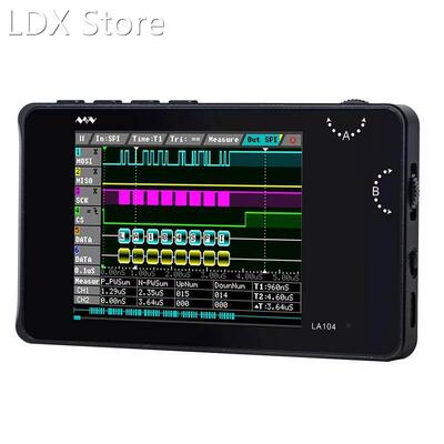 LA104 Digital Logic Analyzer 4 Channels Oscilloscope SPI IIC