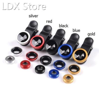3 in 1 Cell Phone Fisheye Lens Wide Angle Macro Lens Selfie
