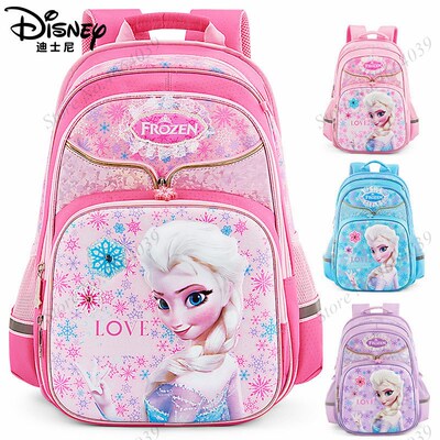 Disney 3D Frozen Waterproof School Book Backpack Kids New U