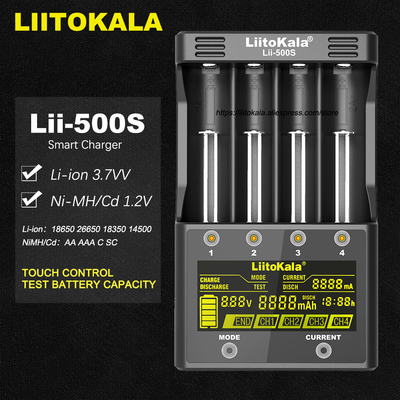 Liitokala Lii-500 Lii-PD4 Lii-500S LCD 3.7V 18650 18350 1850