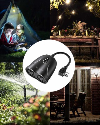 BlitzWolf BW SHP14 16A Dual Outlets IP44 Smart WIFI Socket