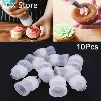 10Pcs Icing Piping Nozzles Tips Cake Decorating Converter Co
