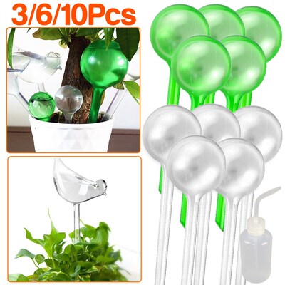 3/6/10 Pcs Plant Watering Bulb Self Watering Device Automati
