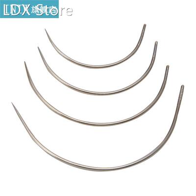 4pcs Hand Sewing Needles Set Household Repair Curved Mattres