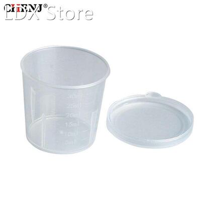 2Pcs/lot Plastic Graduated Laboratory Bottle Lab Test Measur