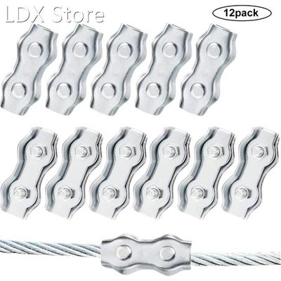 12Pcs Poly Rope Connector Wires Splicer 304 Stainless Steel