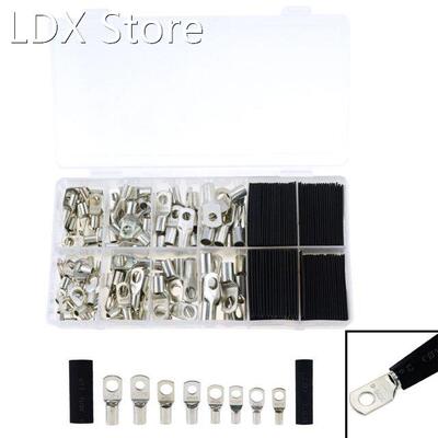 240PCS/BOX SC Bare Ring Terminals Lug Tinned Copper Tube Lug