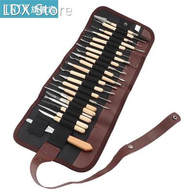 22Pcs Professional Wooden Metal Clay Sculpture Molding Carvi