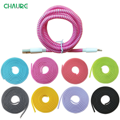 1.4m Color phone Wire Cord Rope Protecto Anti-break spring p