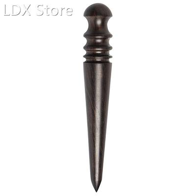 Wooden Leather Burnisher Tool - Tapered Edge Slicker Feature