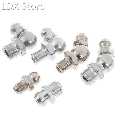 10pcs/lot M6 M8 Male Thread Steel Straight 45 Degree 90 Degr