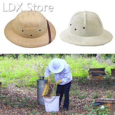 Beekeeping Hats Straw Weaved Beekeeper Cap Anti Bee Insect B