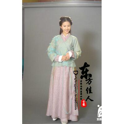 影视剧 仙剑奇侠传古装 刘亦菲同款仙女装 素雅仙侣女装 仙子古装