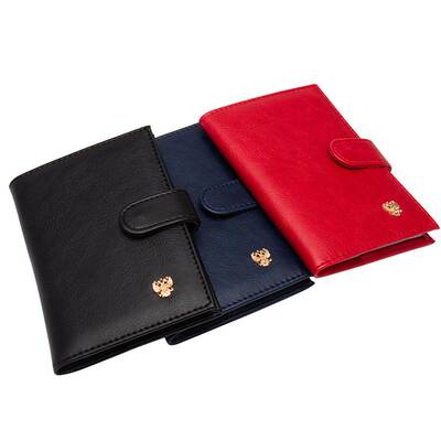 Men Leather Passport Case Card holder Passport Wallet Purse