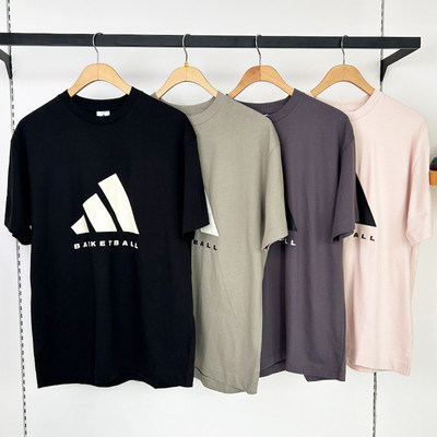 阿迪达斯男子运动短袖T恤