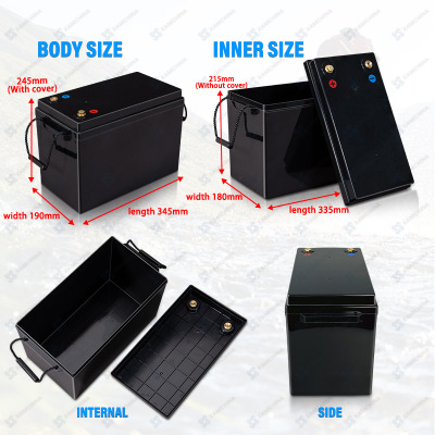 ABS 12V280/300/314Ah DIY LFP Box Lithium Iron Phosphate pack