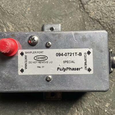 PolyPhaser 094-0721T-B避雷器 拆机货