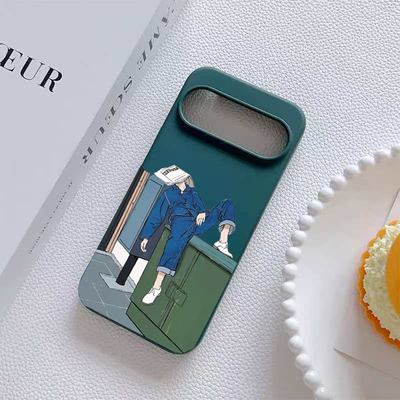 慵懒少年适用谷歌PIXEL7/7A/8PRO手机壳9pro xl魔方液态10