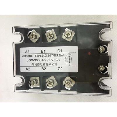 正品 粤利德  三相固态继电器 交流控制交流 JGX-3380A/-660V80A