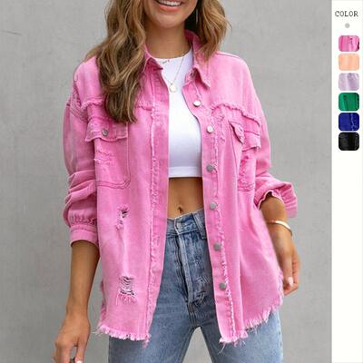 Women's Autumn and Winter Style Casual Polo Jacket
