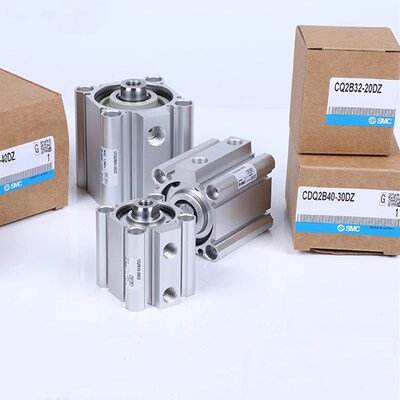 SMC原装CDQ2A/CDQ2B25-30DZ-XC8/35DZ/40DZ/45DZ-XC8可调薄型气缸