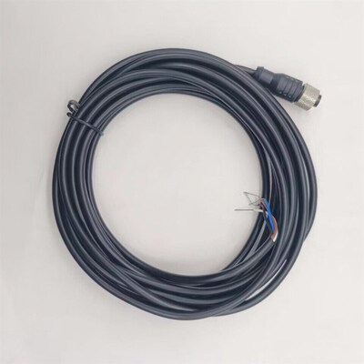 全新M12接近开关连接线XS2F-M12PUR3A2/5/10MPLED 4A2MPLED传感器