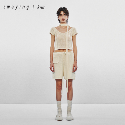 SWAYING官方口袋直筒短裤