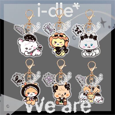 （G)I-DLE 卡通 新款亚克力钥匙扣包包挂件配件饰品明星宋雨琦