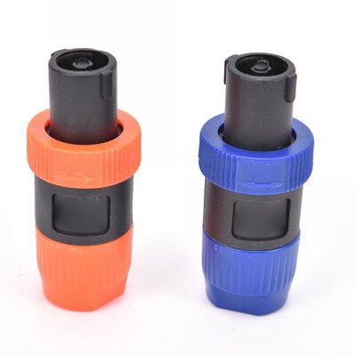 Speakon NL4FC Blue 4 Pin Male Plug Compatible Audio Speaker