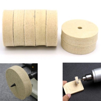 Round Bench Grinder Polishing Buffing Drill Grinding Wheel W